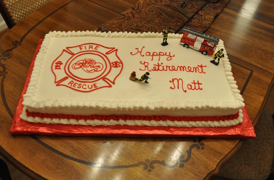 Pelham Fire Dept Retirement - CakeCentral.com