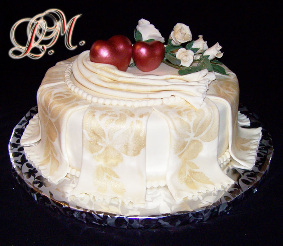 With Home Made Stencils - CakeCentral.com