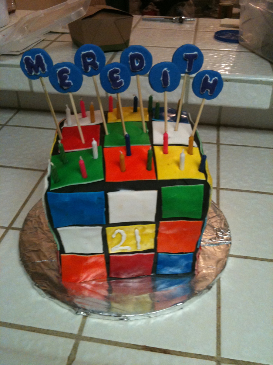 Rubik's Cube - CakeCentral.com