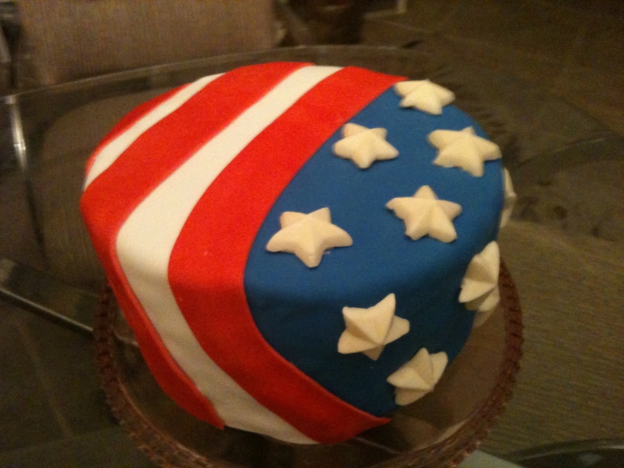 Fourth Of July American Flag - CakeCentral.com