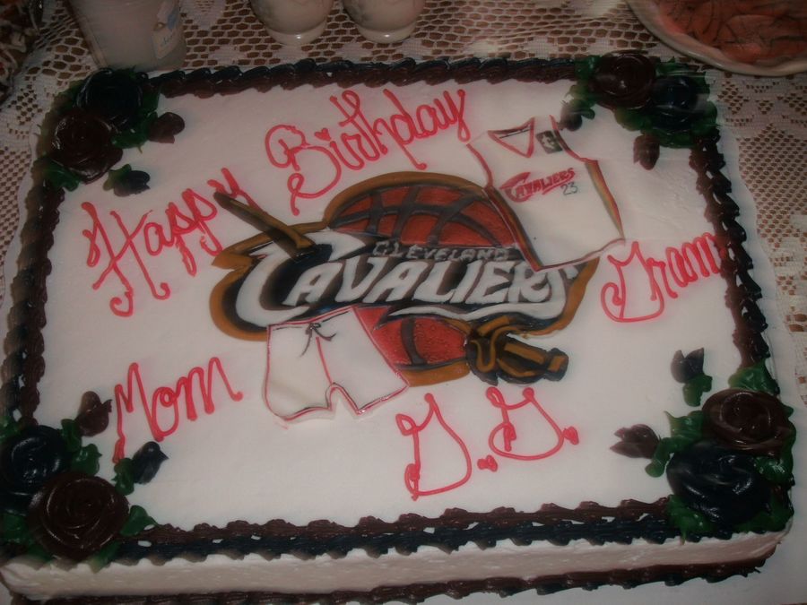 Mom's Cleveland Cavalier Cake - CakeCentral.com
