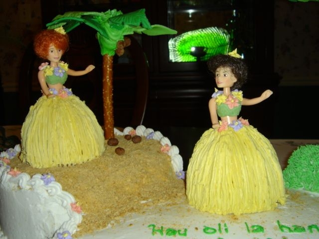 Hula Girl Birthday Cake - CakeCentral.com