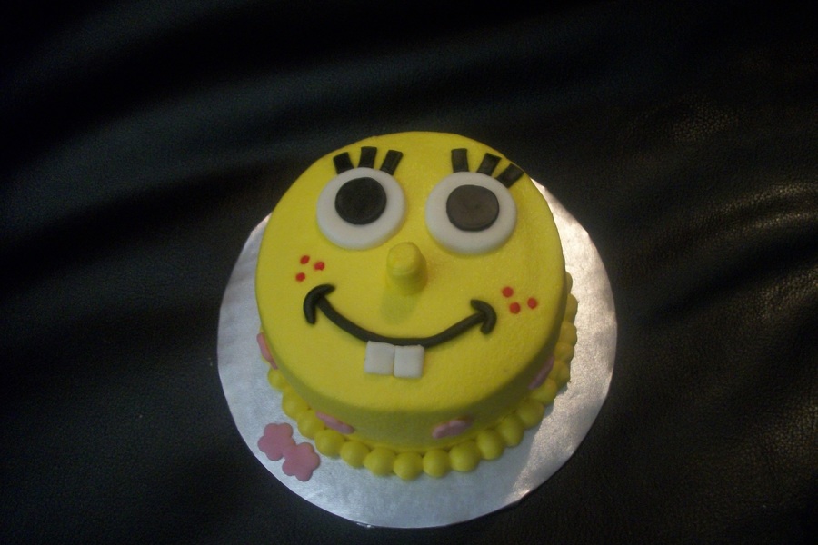 Sponge Bob Smash Cake! - CakeCentral.com