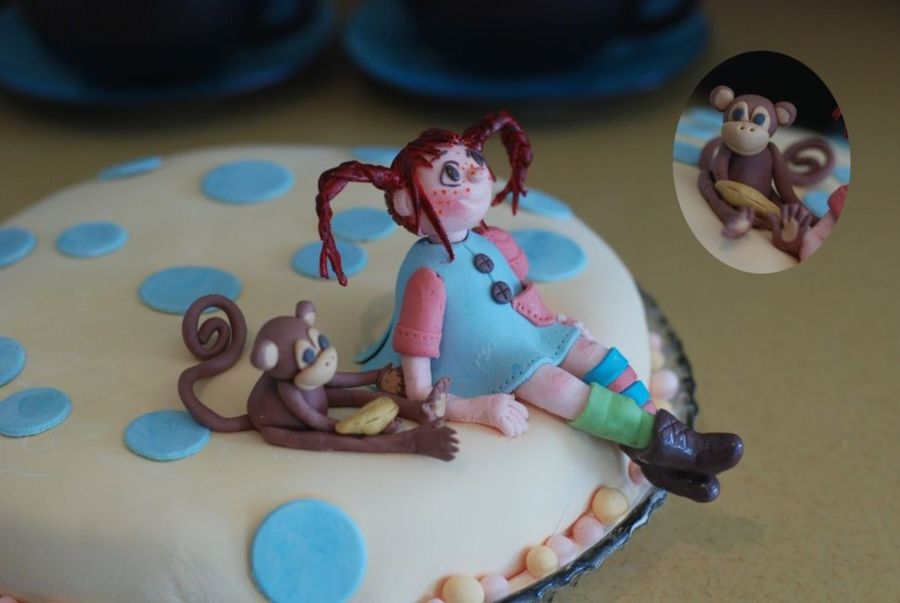 Pippi + Monkey - CakeCentral.com