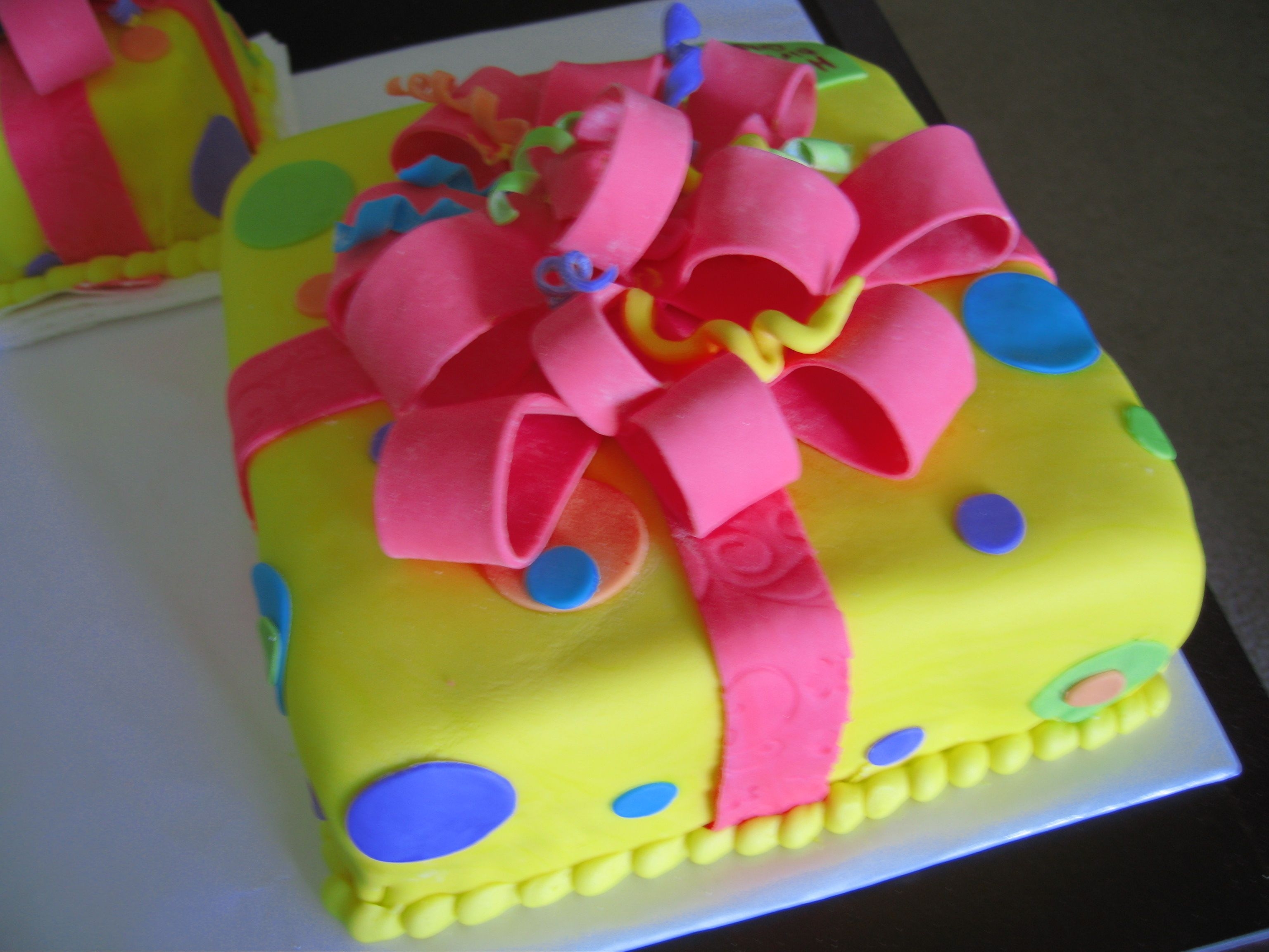 Present Birthday Cake - CakeCentral.com