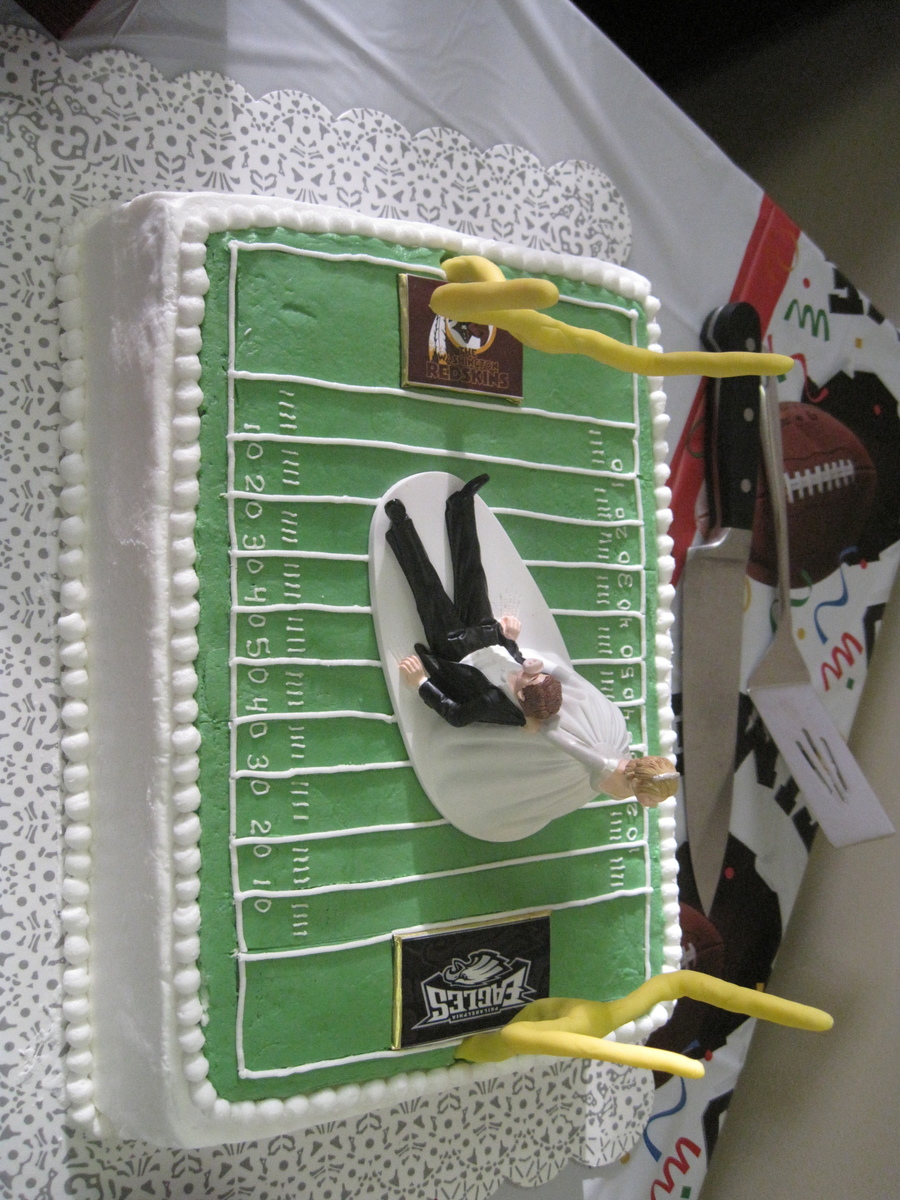 A House Divided Bridal Shower Cake - CakeCentral.com