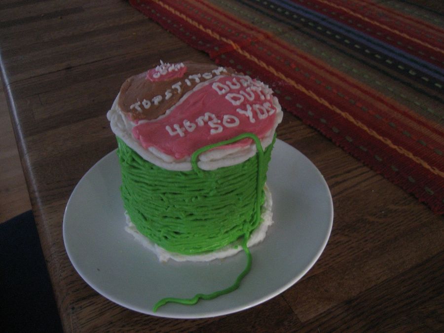 Spool Of Thread Cake - CakeCentral.com