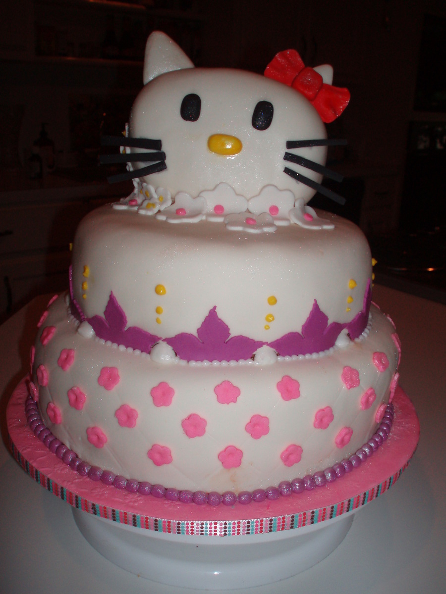 Hello Kitty Tiered - CakeCentral.com