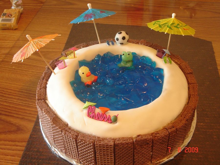 Swimming Pool - CakeCentral.com