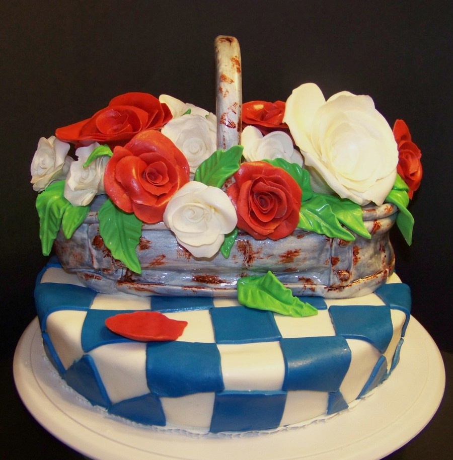 Mom's First Bloom - CakeCentral.com