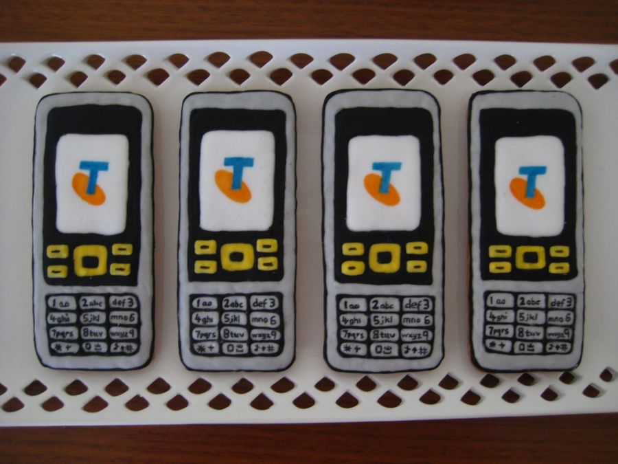 Mobile Phone Cookies - CakeCentral.com