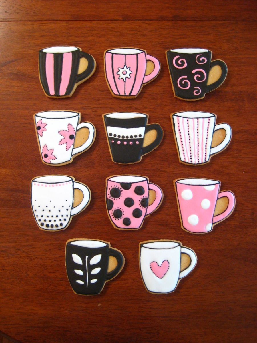 Coffee Mug Cookies - CakeCentral.com