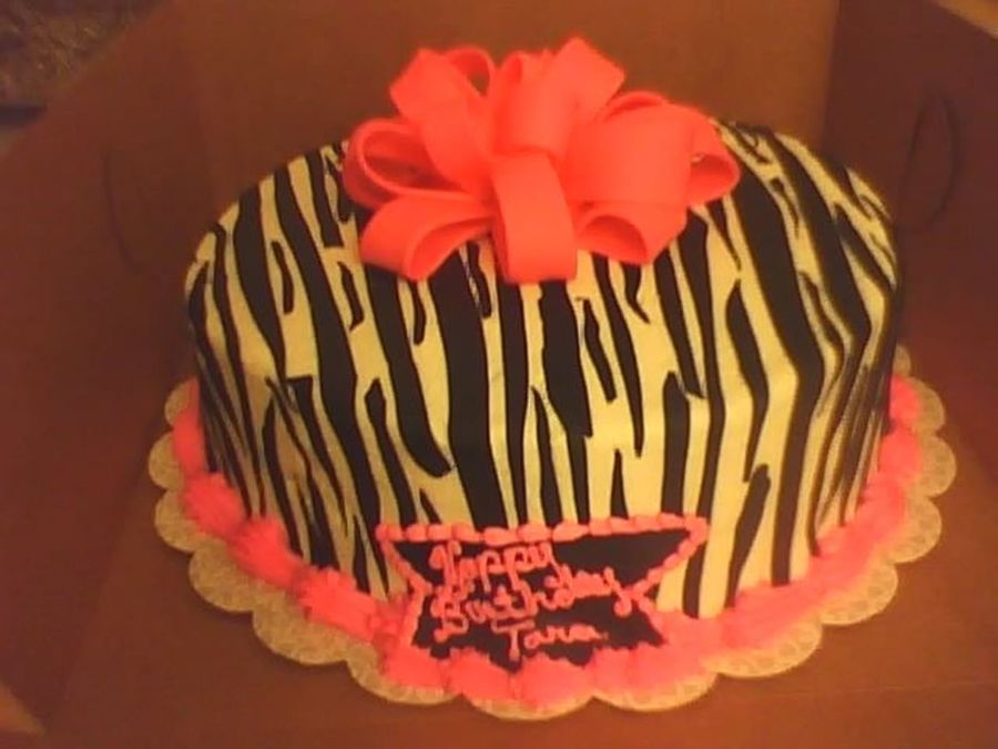 Zebra Print - CakeCentral.com