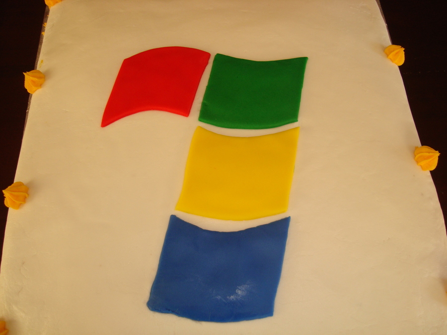 Windows 7 Launch Party Cake - CakeCentral.com
