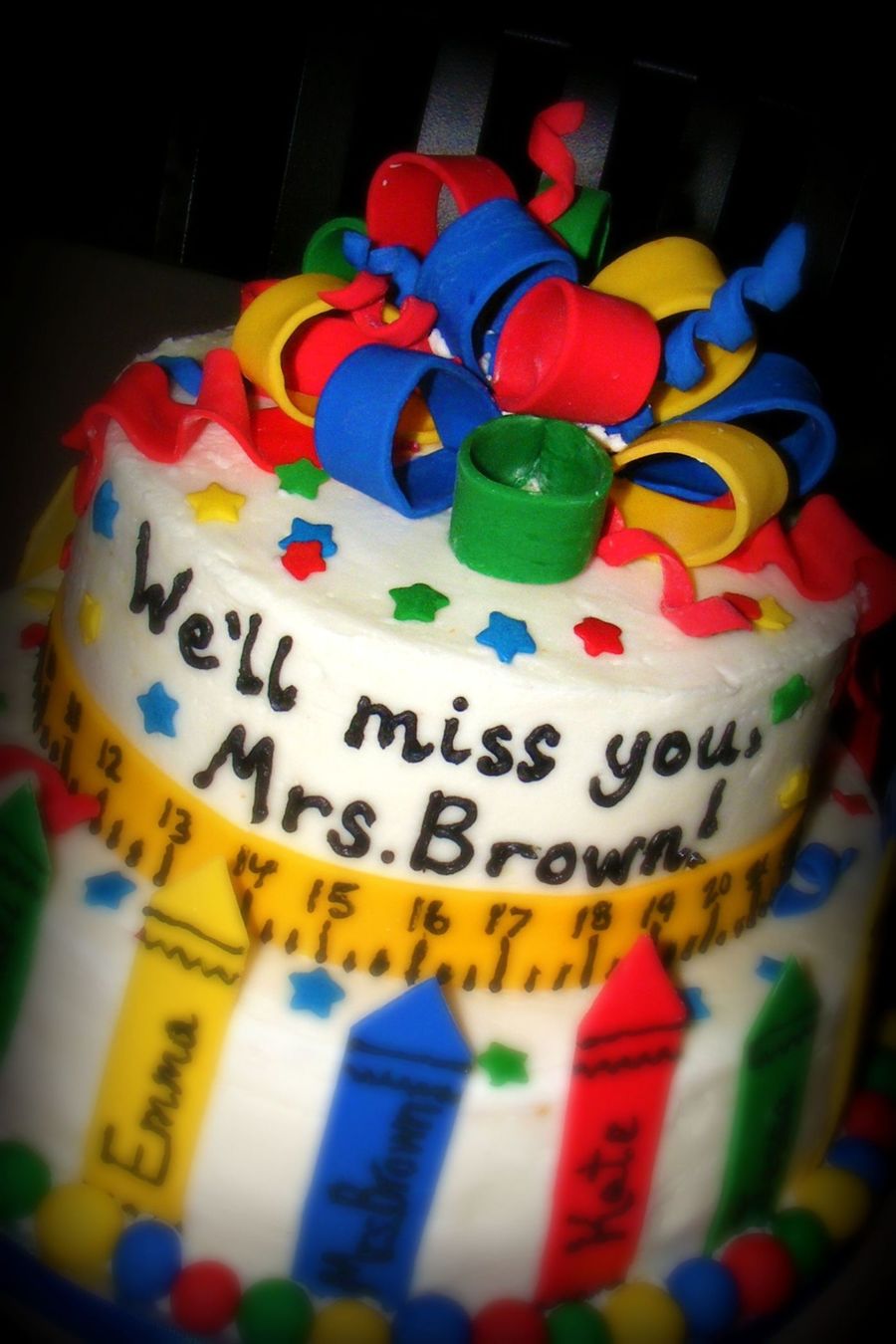 Kindergarten Graduation Cake - CakeCentral.com