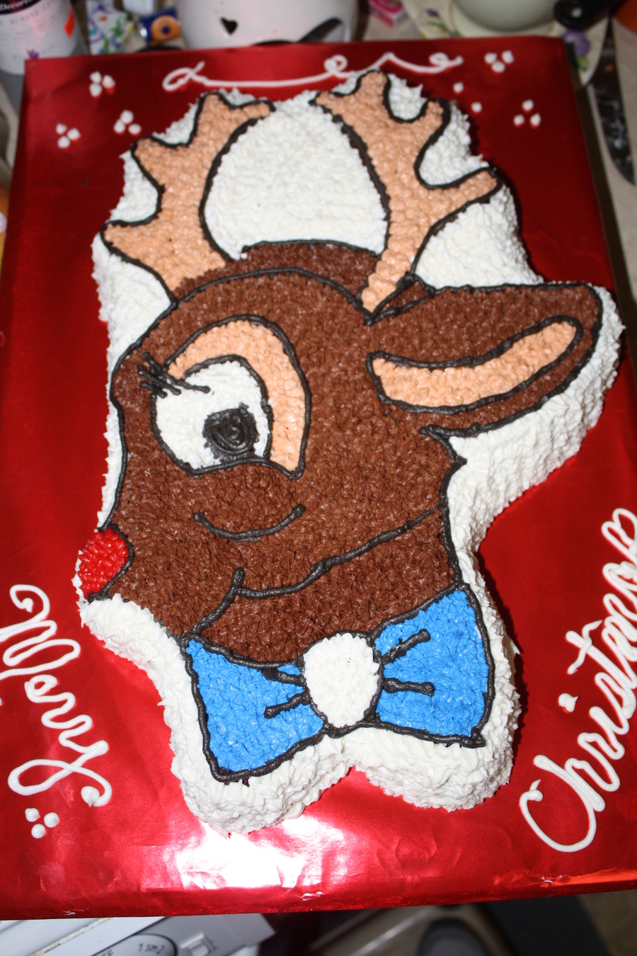Old School Rudolph - CakeCentral.com