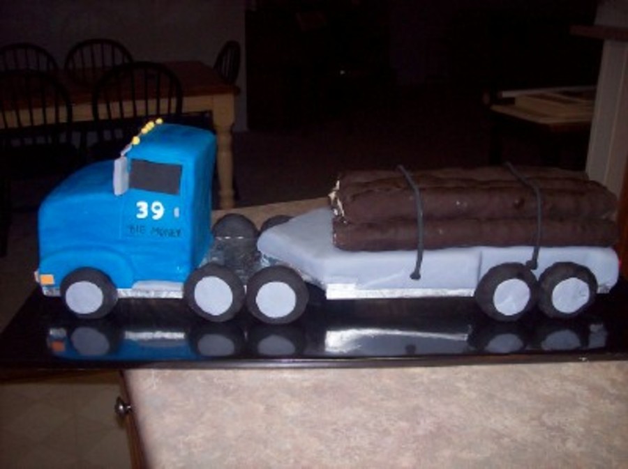 Logging Truck - CakeCentral.com