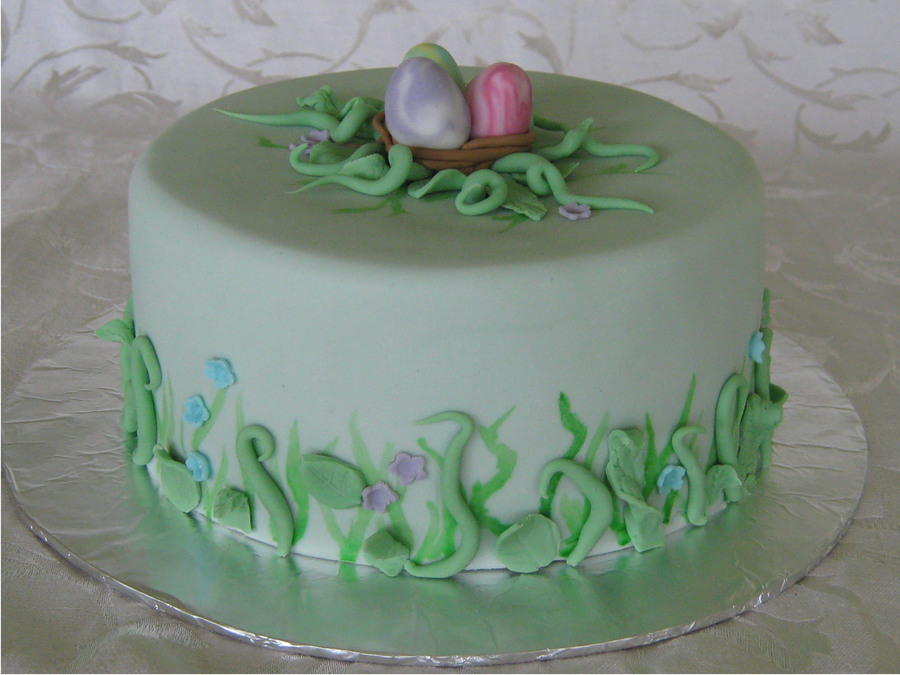 Easter Egg Cake - CakeCentral.com