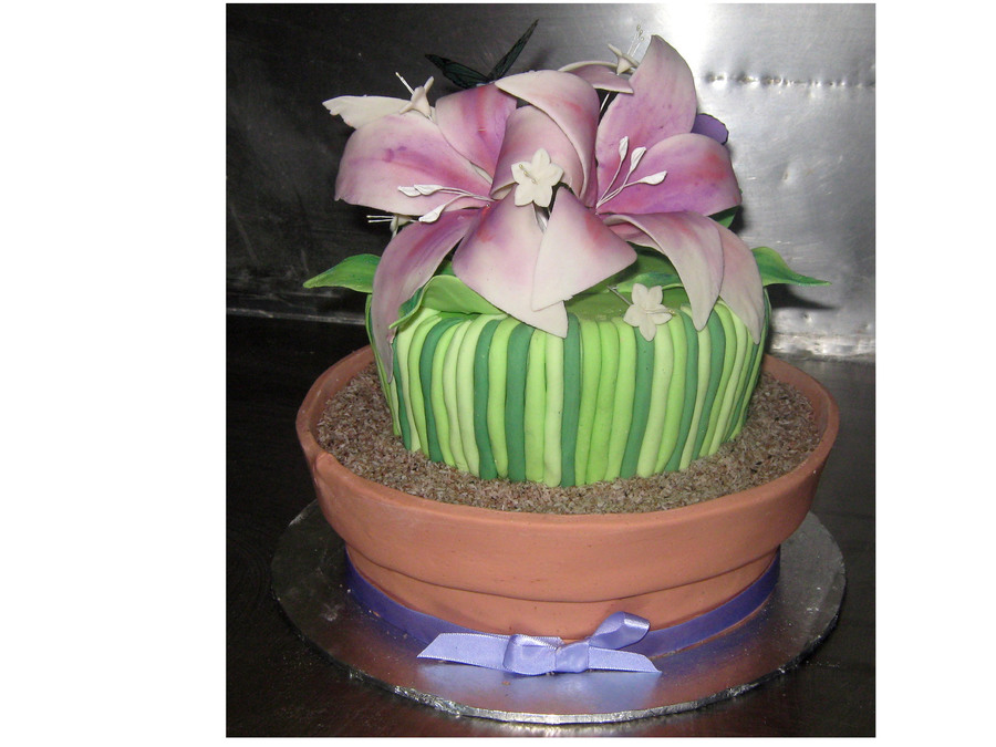 Flower Pot - CakeCentral.com