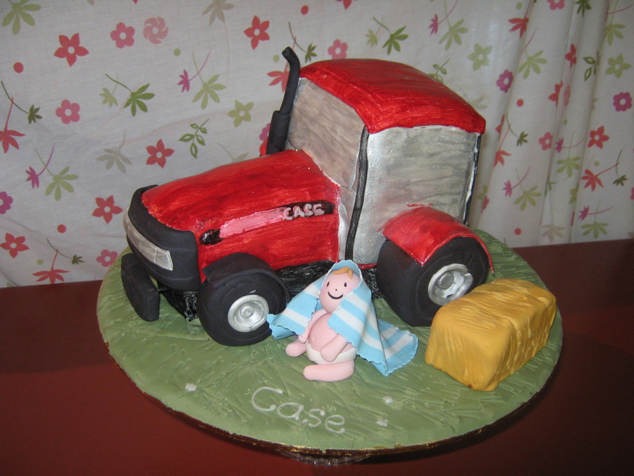 Case Tractor - CakeCentral.com
