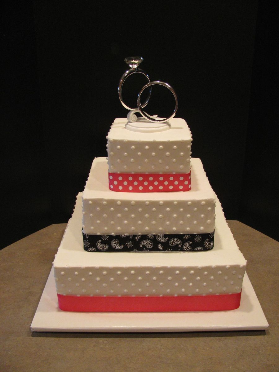 Pink And Black Squares - CakeCentral.com