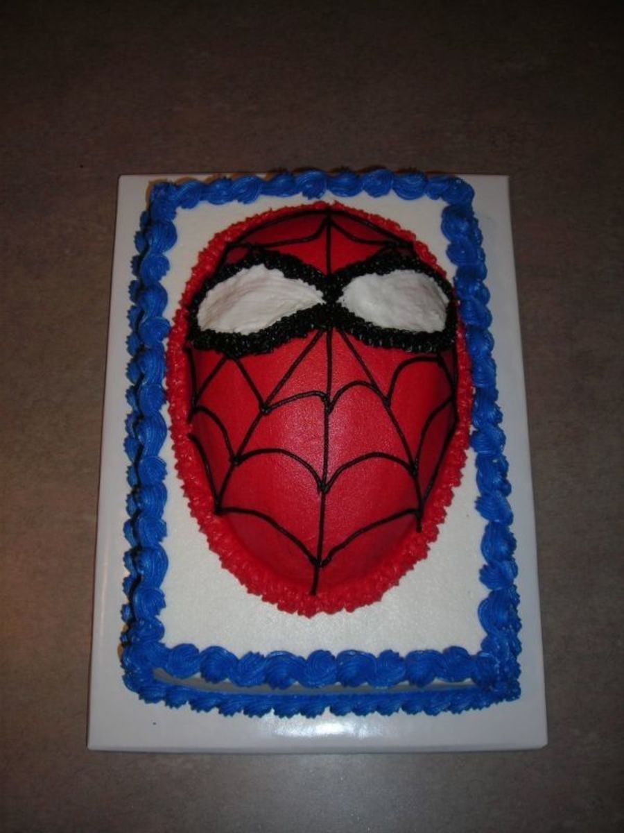 Spidey Face - CakeCentral.com