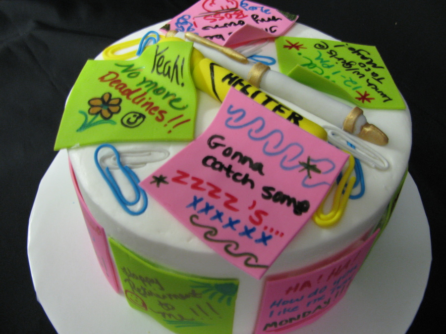 Office Retirement - CakeCentral.com