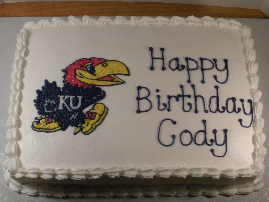 Jayhawk Cake - CakeCentral.com
