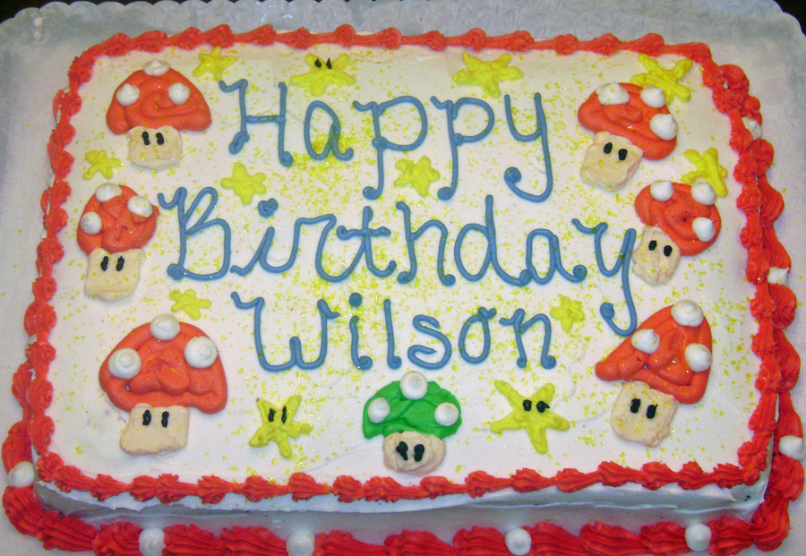 Super Mario Toad Cake - CakeCentral.com