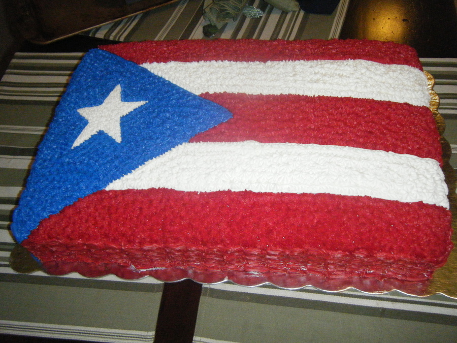 Puerto Rican Flag - CakeCentral.com