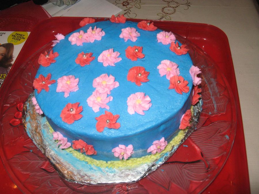 Drop Flowers - CakeCentral.com