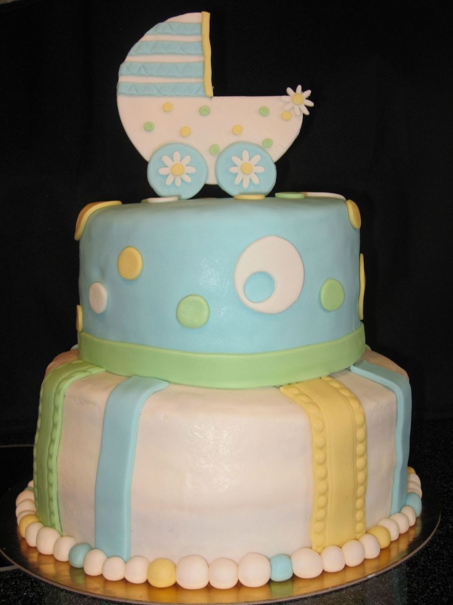 Baby Blue Cake - CakeCentral.com