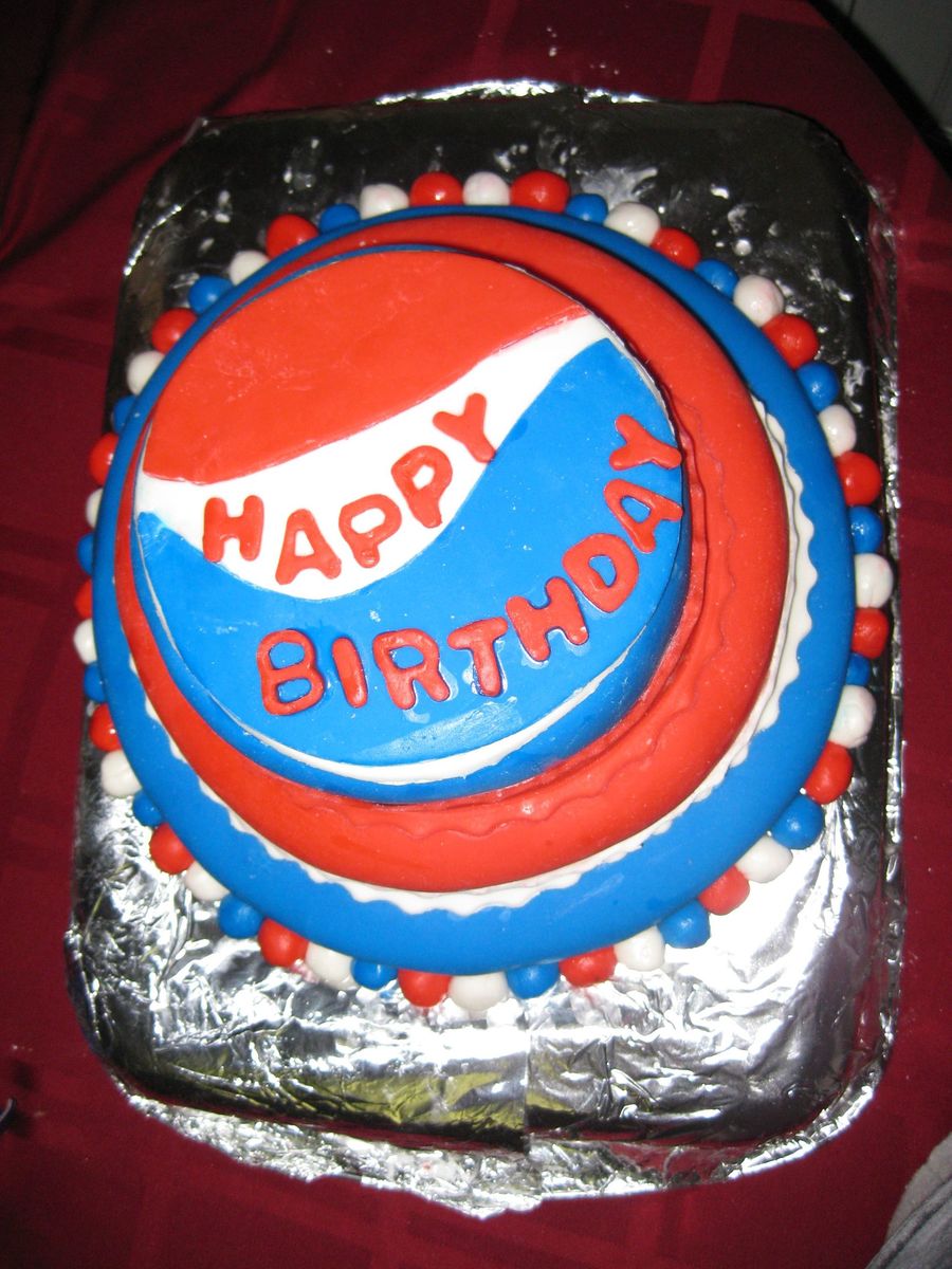 Pepsi Birthday Cake - CakeCentral.com