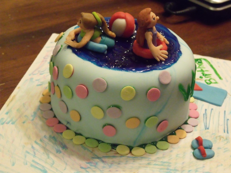 Swimming Pool Cake - CakeCentral.com