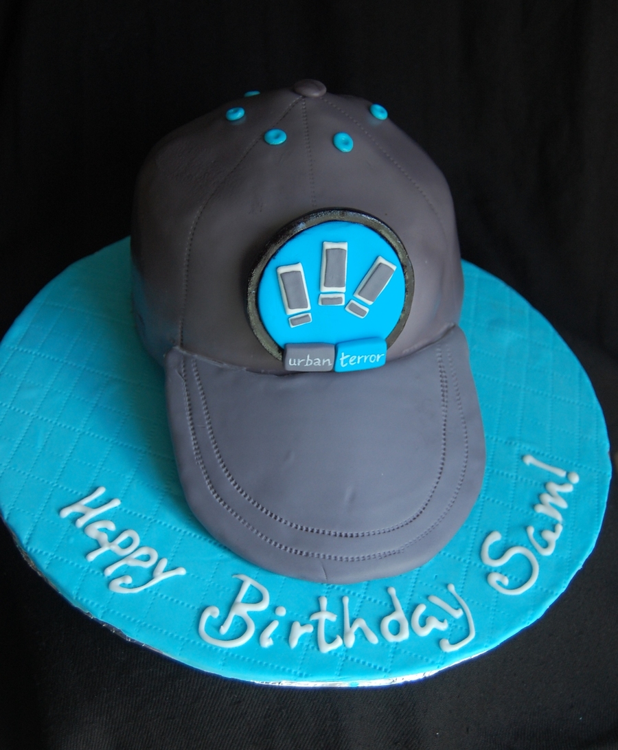 Baseball Cap Birthday Cake - CakeCentral.com