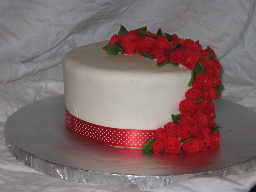Cascading Roses - CakeCentral.com