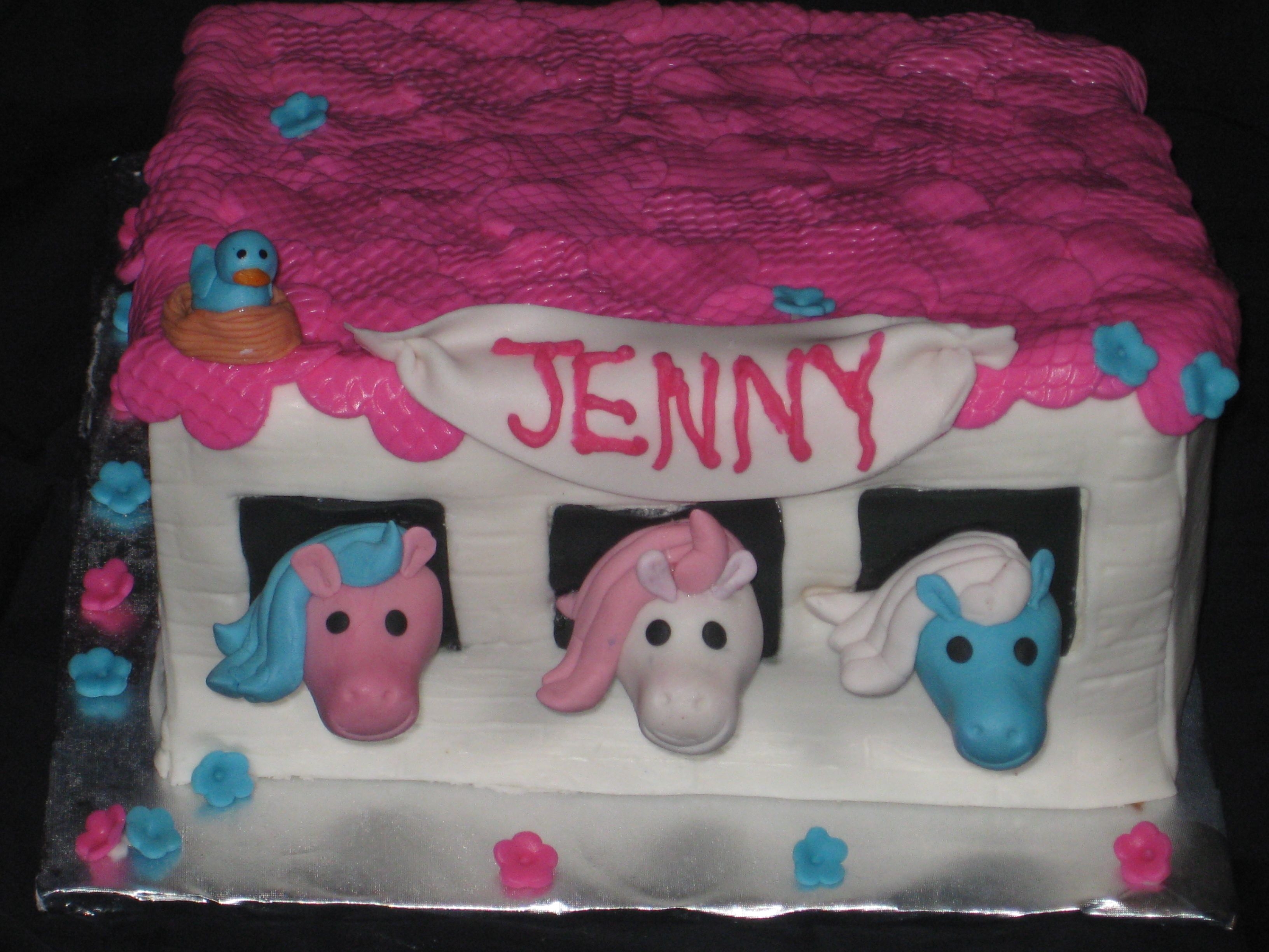 Pony Stable Cake - CakeCentral.com