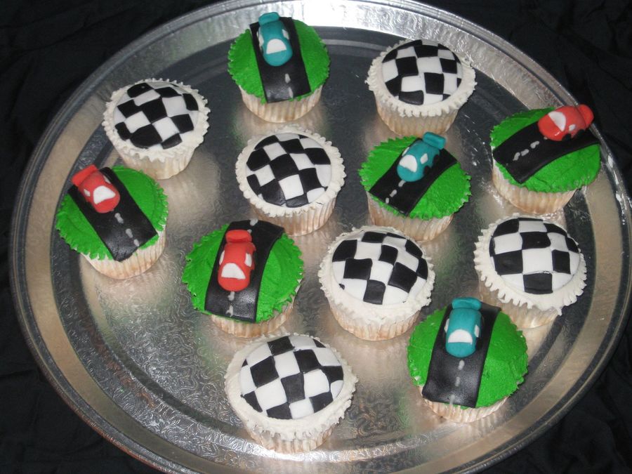 Race Car Cupcakes - CakeCentral.com