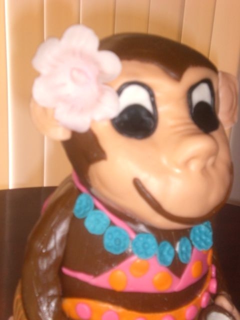 Hula Monkey Cake - CakeCentral.com