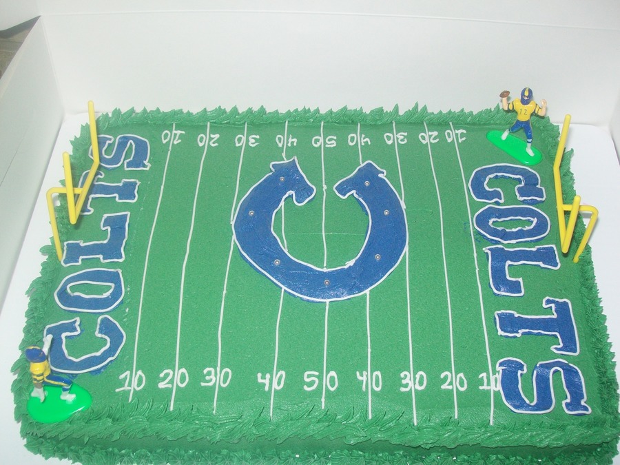 Colts Cake - CakeCentral.com