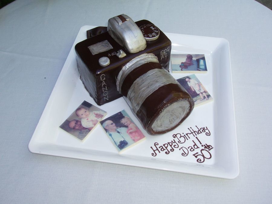 3-D Camera Cake - CakeCentral.com