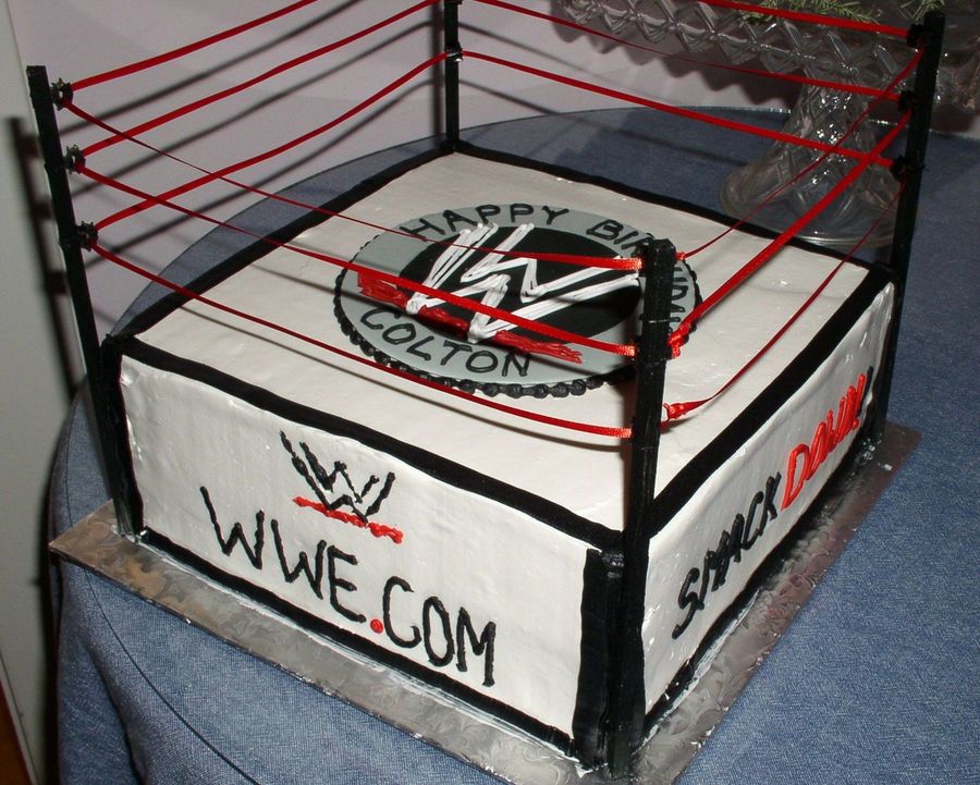 Wwe Wrestling Birthday Cake - CakeCentral.com