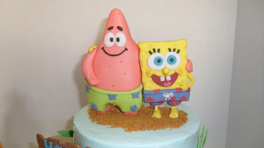 Spongebob Patrick And Gary Birthday - CakeCentral.com