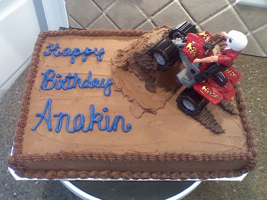 Four Wheeler Cake - CakeCentral.com