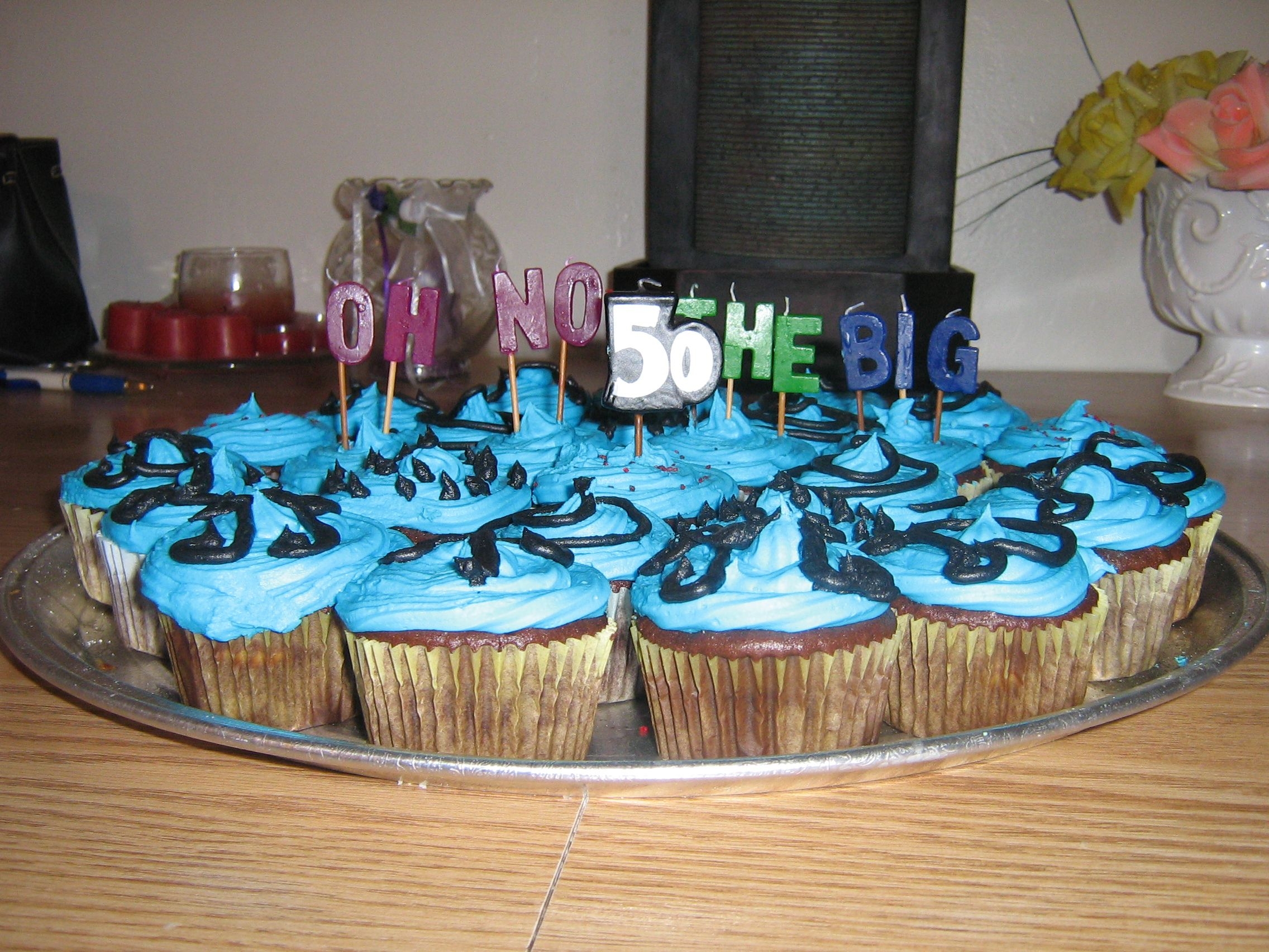 50Th Birthday Cupcakes - CakeCentral.com