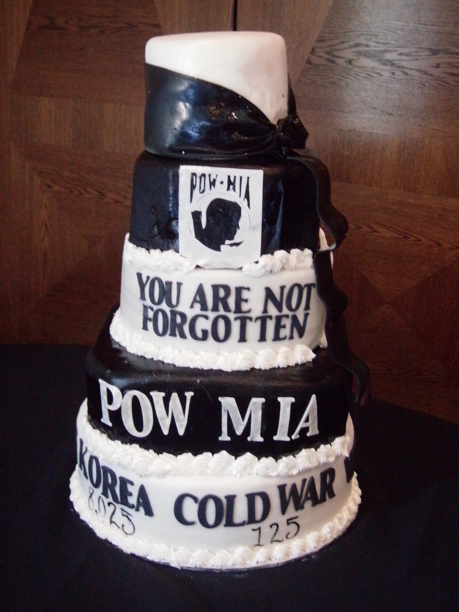 Pow-Mia Ceremony Cake - Ramstein Afb - CakeCentral.com