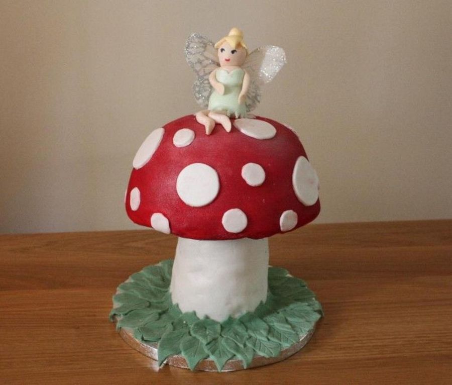 Toadstool Fairy Tinkerbell Cake - CakeCentral.com