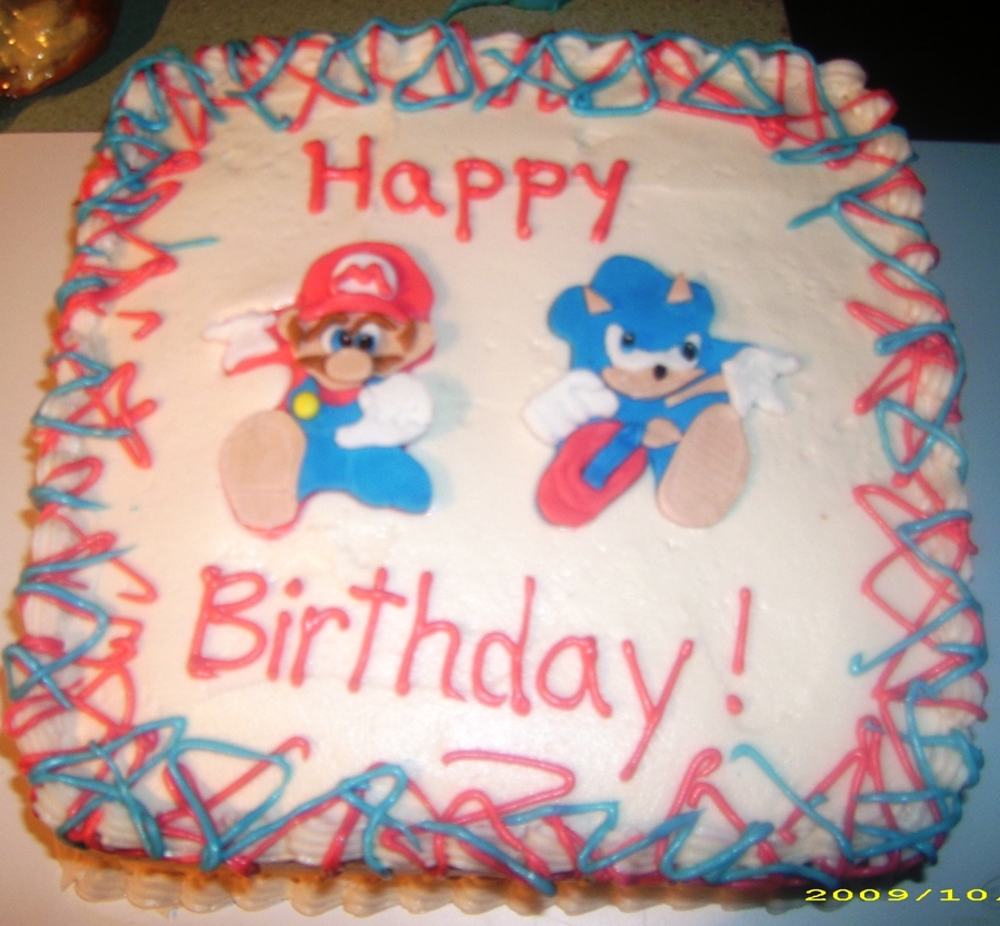 Mario & Sonic - CakeCentral.com