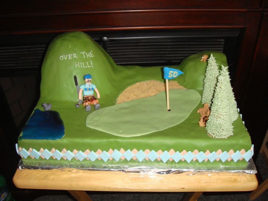 Golf Course 50Th Birthday - CakeCentral.com
