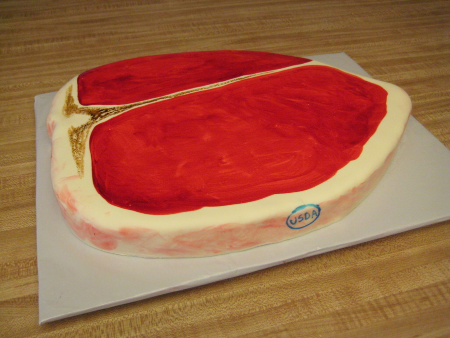 Steak Cake - CakeCentral.com
